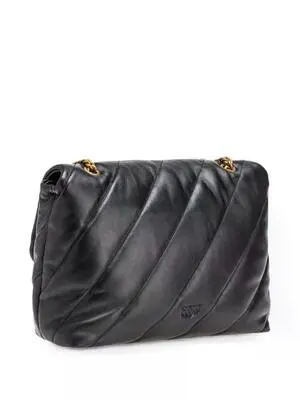 Pinko Love Puff Quilted Leather Shoulder Bag