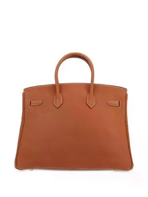 Hermès 2005 35 Birkin Togo Leather Tote Bag - Brown