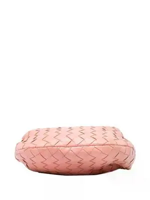 Bottega Veneta Mini Nappa Intrecciato Jodie Hobo Bag - Pink