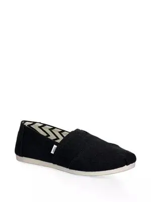 Toms Alpargata Canvas Slip-on Espadrilles - Black