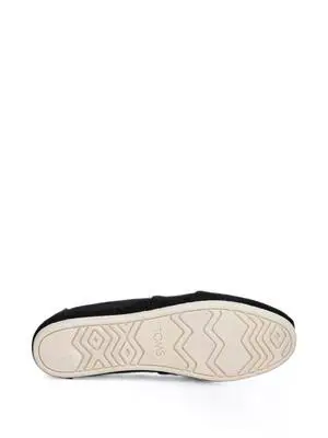 Toms Alpargata Canvas Slip-on Espadrilles - Black