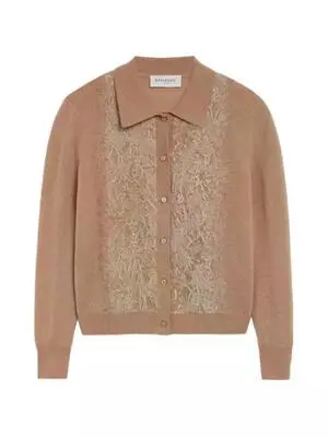 Ermanno Scervino Lace-panelled Cardigan