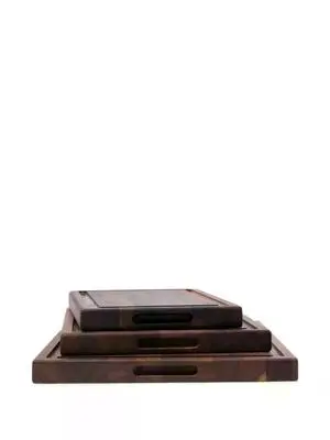 WOODSEA Logo-engraved Chopping Board - Brown