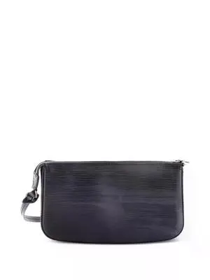 LOUIS VUITTON Pochette Accessoires Nm Epi Leather Clutch Bag - Black