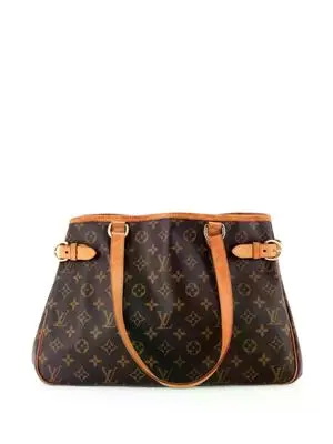 LOUIS VUITTON Batignolles Handbag Monogram Canvas Horizontal Tote Bag