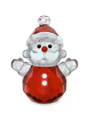 SWAROVSKI Holiday Cheers Faceted Santa Ornament - Red