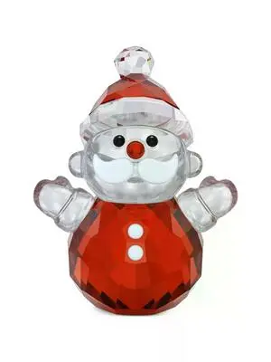 SWAROVSKI Holiday Cheers Faceted Santa Ornament - Red