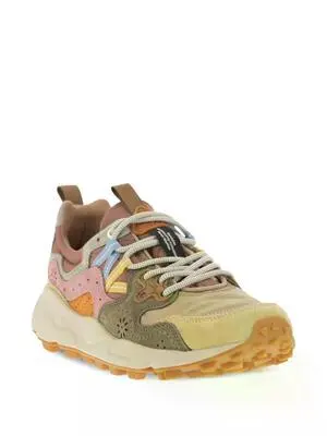 FLOWER MOUNTAIN Yamano 3 Suede-panelled Sneakers