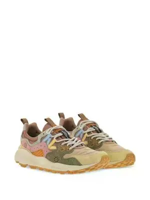 FLOWER MOUNTAIN Yamano 3 Suede-panelled Sneakers