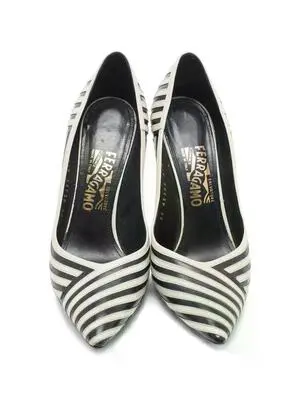 FERRAGAMO Susi Patch Pointed-toe Pumps