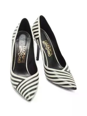FERRAGAMO Susi Patch Pointed-toe Pumps