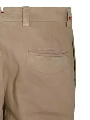 Incotex Pleated-detail Turn-up Trousers