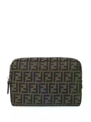 Fendi Superlight Ff Zucca Logo Clutch Bag - Brown