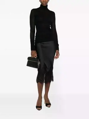 Elisabetta Franchi Wool Turtleneck Top