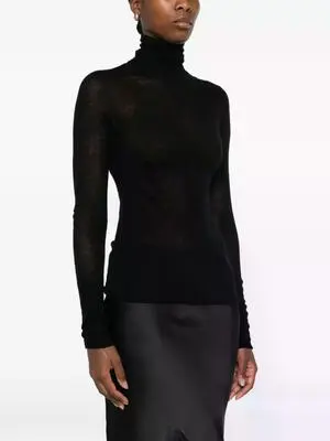 Elisabetta Franchi Wool Turtleneck Top