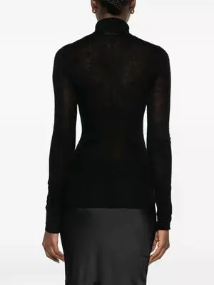 Elisabetta Franchi Wool Turtleneck Top