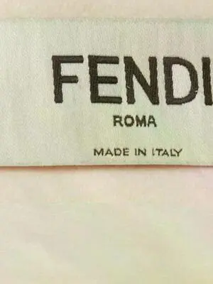 Fendi Canvas Flared Mini Skirt