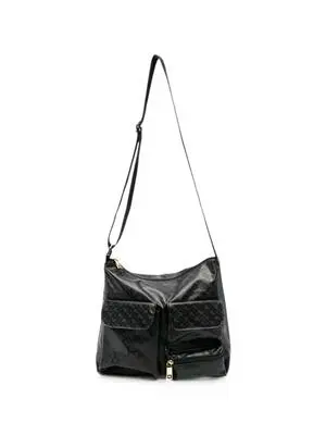 GHERARDINI Logo-monogram Shoulder Bag - Black