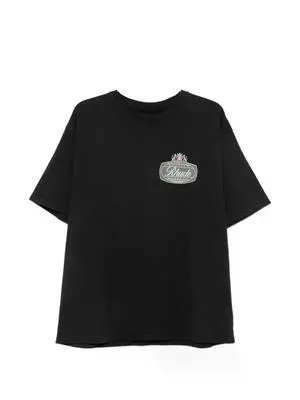 Rhude Logo-print T-shirt - Black