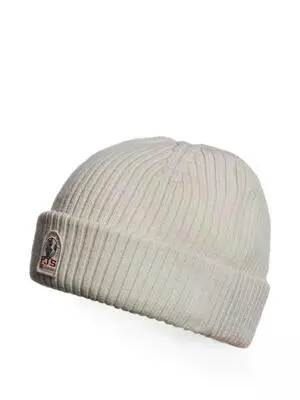 PARAJUMPERS Matio Ribbed Beanie Hat - Grey