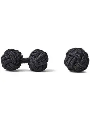 Ralph Lauren Purple Label Knot-detailing Cufflinks - Blue