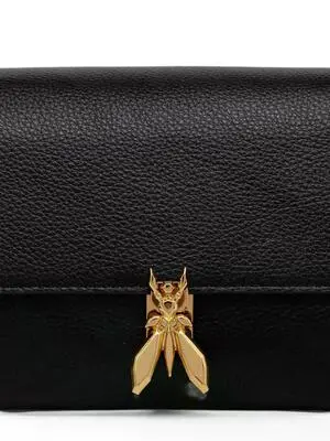 Patrizia Pepe Fly Pebbled-leather Shoulder Bag