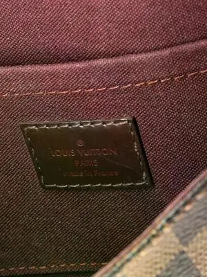 LOUIS VUITTON Damier Ebene Favorite Pm Crossbody Bag - Brown