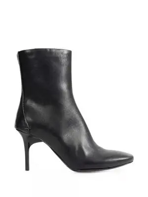 CAPASA MILANO Pointed-toe Leather Ankle Boots