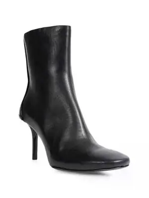 CAPASA MILANO Pointed-toe Leather Ankle Boots