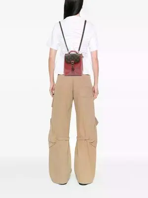 LOUIS VUITTON Monogram Vernis Hot Springs Backpack - Red