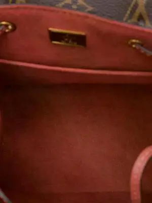 LOUIS VUITTON Monogram Vernis Hot Springs Backpack - Red