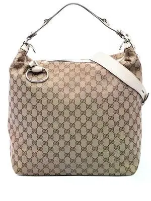 Gucci 2016-2026 Gg Canvas Icon Bit Hobo Satchel