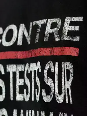 Vetements Slogan-print Distressed T-shirt