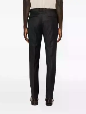 Tagliatore Pressed-crease Wool Trousers