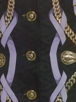 Versace Buttoned Mini Skirt