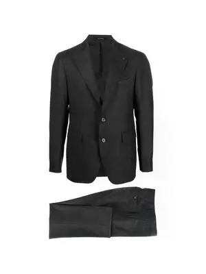 Tagliatore Single-breasted Wool Suit - Grey
