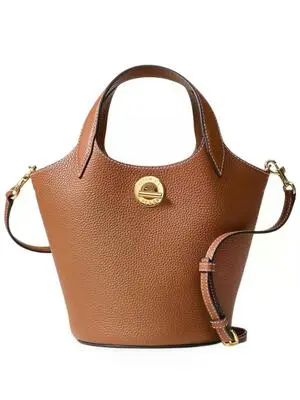 Veronica Beard Anchor Leather Tote Bag - Brown