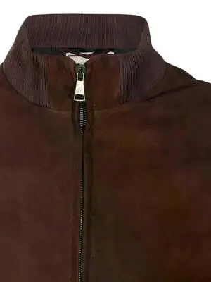 Tagliatore Suede Bomber Jacket