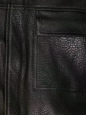 SALVATORE SANTORO Grained Leather Jacket