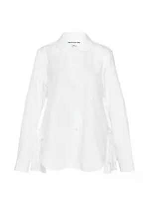 Comme Des Garçons Ruffled Cotton Shirt
