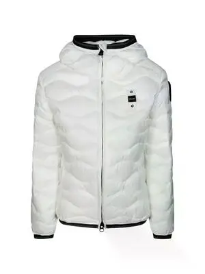 BLAUER. Camelia Wave-quilted Hooded Jacket