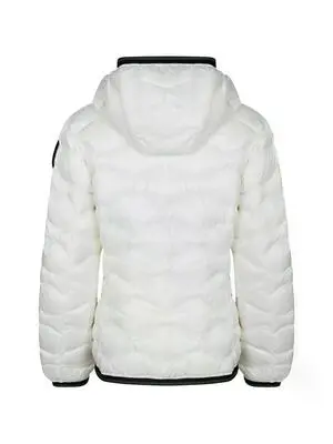 BLAUER. Camelia Wave-quilted Hooded Jacket