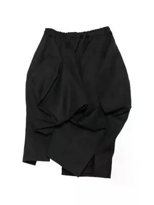 Comme Des Garçons Sculptural Cocoon Midi Skirt - Black
