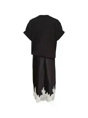 3.1 Phillip Lim Lace-trim Twisted Midi Dress
