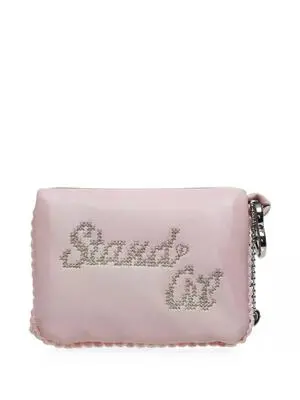 STAND OIL Memory Fluffy Logo-embroidered Keyring - Pink