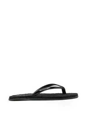 Ermanno Scervino Lace-detail Flat Sandals