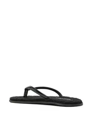 Ermanno Scervino Lace-detail Flat Sandals