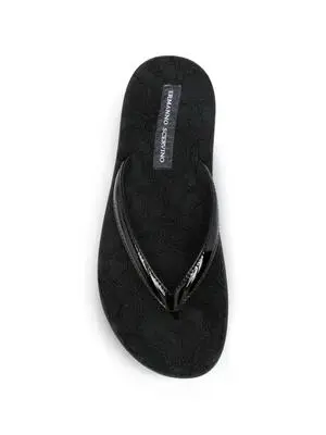 Ermanno Scervino Lace-detail Flat Sandals