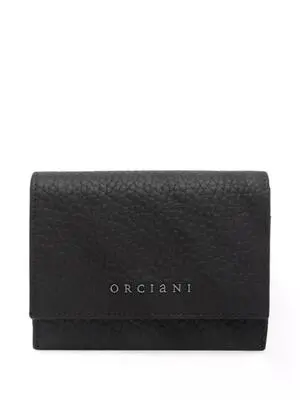 Orciani Grained Leather Wallet - Brown