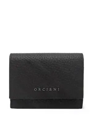 Orciani Grained Leather Wallet - Brown